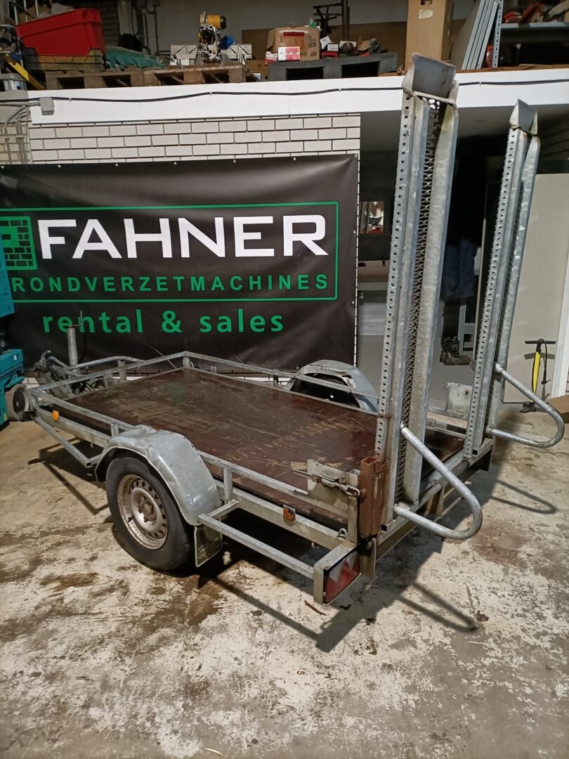 Machine Transporter met Vaste Oprijplaten - Fahner aanbouwdelen