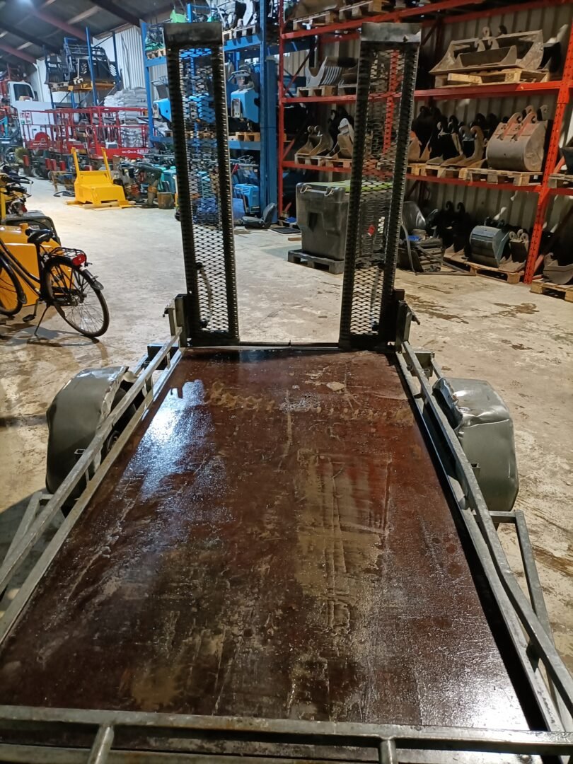 Machine Transporter met Vaste Oprijplaten - Fahner aanbouwdelen