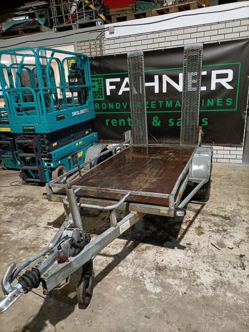 Machine Transporter met Vaste Oprijplaten - Fahner aanbouwdelen